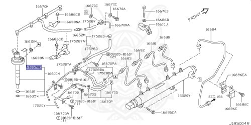16883-DB000 - Nissan - Clip - Nengun Performance