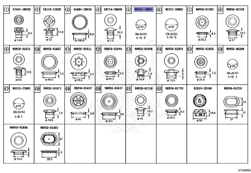 90333-20001 - Toyota - Cap - Nengun Performance