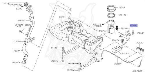 17040-1V10A - Nissan - Fuel Pump, In Tank - Nengun Performance