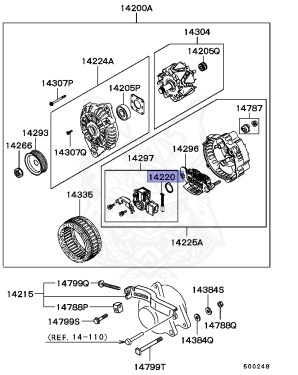 MD618689 - Mitsubishi - Brush, Alternator - Nengun Performance