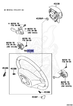 45100-35460-B0 - Toyota - Steering Wheel Assy - Nengun Performance