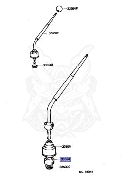 33554-60021 - Toyota - Cap, Shift Lever - Nengun Performance
