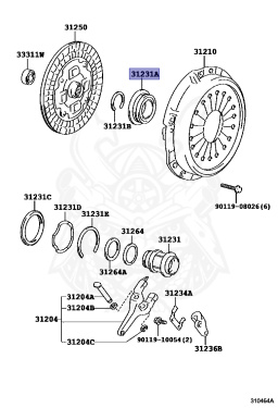 90903-63001 - Toyota - Bearing, Ball (for Clutch Release Hub) - Nengun ...