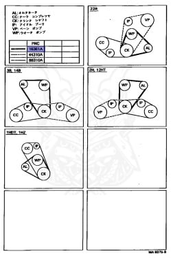 90916-02330 - Toyota - V-Belt (for Fan & Alternator) - Nengun Performance