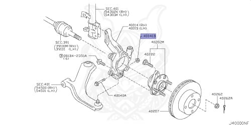 01223-00231 - Nissan - Nut - Nengun Performance