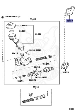 31459-22020 - Toyota - Bracket, Clutch Master Cylinder - Nengun Performance