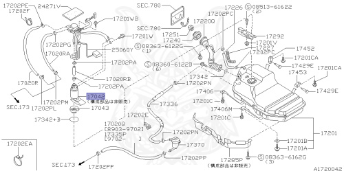 17042-73L02 - Nissan - Fuel Pump, In Tank - Nengun Performance