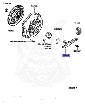 31204-20071 - Toyota - Fork Sub-assy, Clutch Release - Nengun Performance
