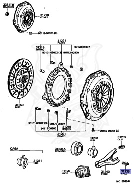 31236-30060 - Toyota - Support, Release Fork - Nengun Performance