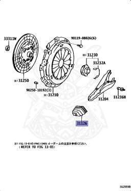 31126-20060 - Toyota - Boot, Clutch Release Fork - Nengun Performance