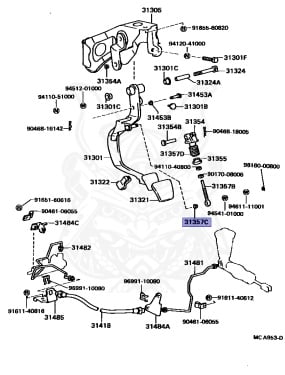 90386-10019 - Toyota - Bush (for Clutch Pedal Spring Seat Upper ...