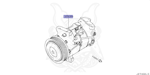 92600-4CE0A - Nissan - Compressor, AC - Nengun Performance