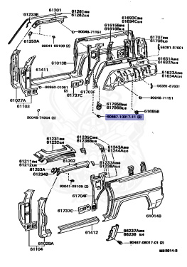 90467-10017-11 - Toyota - Clip - Nengun Performance