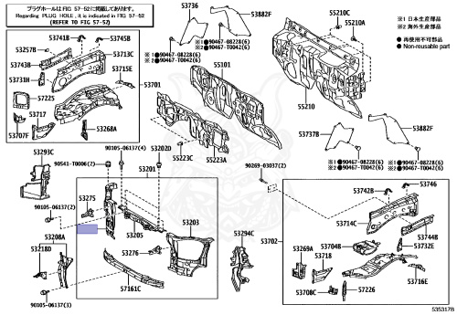 53202-KK020 - Toyota - Support Sub-assy, Radiator, Rh - Nengun Performance