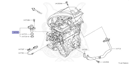 14710-ED00B - Nissan - Valve Assembly, EGR Control - Nengun Performance