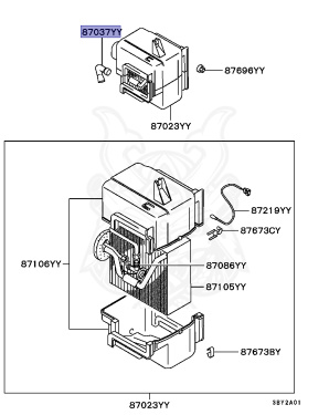 MR298852 - Mitsubishi - Hose, A / C Evaporator Drain - Nengun Performance