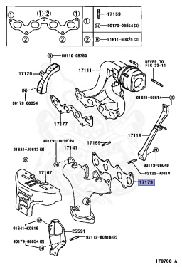 17173-11040 - Toyota - Gasket, Exhaust Manifold To Head - Nengun ...