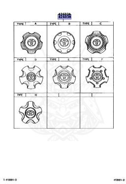 42603-60680 - Toyota - Ornament Sub-assy, Wheel Hub (for Rear) - Nengun ...