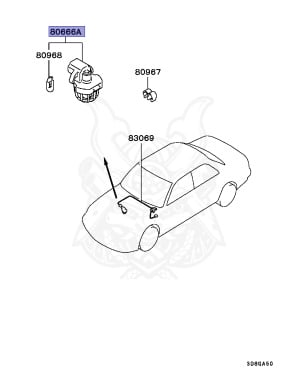 MU805810 - Mitsubishi - Lamp Assy, Eng Room - Nengun Performance