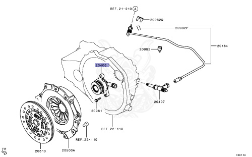 2324A072 - Mitsubishi - Clutch Release Cylinder - Nengun Performance
