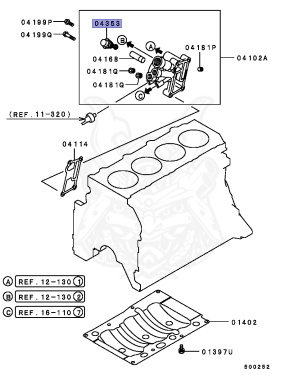 MD356695 - Mitsubishi - Valve, Eng Oil Cooler By-pass - Nengun Performance