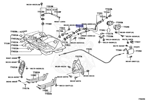 77213-20110 - Toyota - Hose, Fuel Tank To Filler Pipe - Nengun Performance