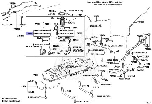 23070-31030 - Toyota - Valve Assy, Fuel Main - Nengun Performance