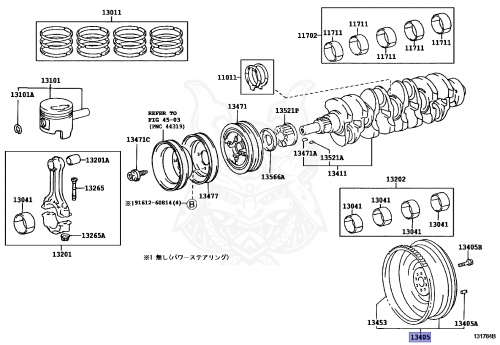 13405-54080 - Toyota - Flywheel Sub-assy - Nengun Performance