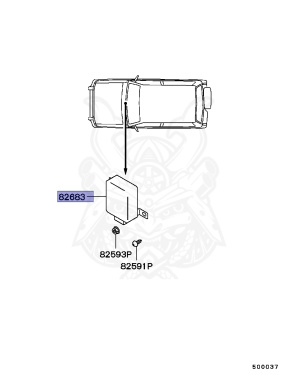 MB886391 - Mitsubishi - Control Unit, 4wd Indicator - Nengun Performance