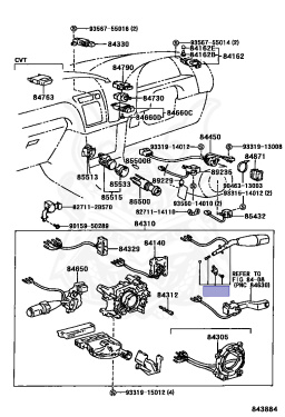 84112-80042 - Toyota - Switch Assy, Light Control, No.1 - Nengun ...