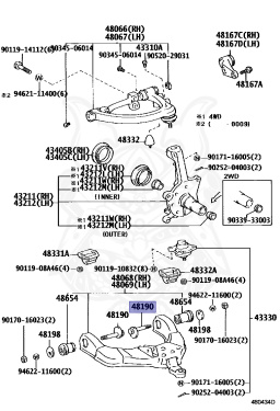 48190-26020 - Toyota - Cam Assy, Camber Adjust - Nengun Performance