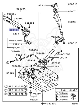 MB908025 - Mitsubishi - Hose, Fuel High Pressure - Nengun Performance