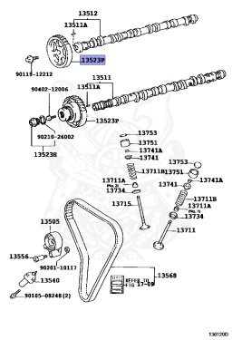 13523-46030 - Toyota - Pulley, Camshaft Timing - Nengun Performance