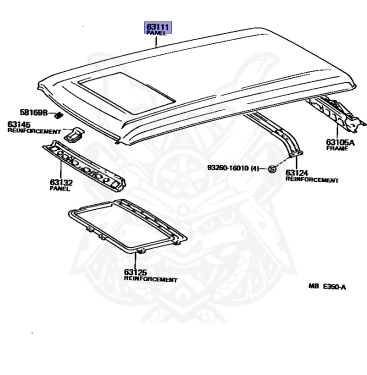 63111-90A02 - Toyota - Roof Panel - Nengun Performance