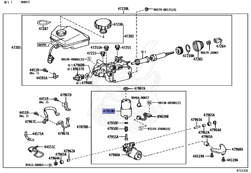 47950-30010 - Toyota - Accumulator Assy, Brake Booster - Nengun Performance