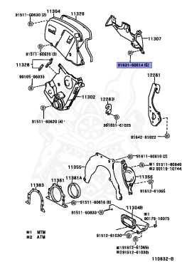 91631-60614 - Toyota - Bolt - Nengun Performance