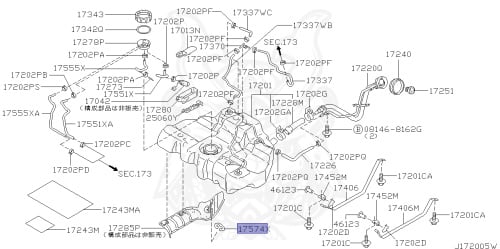 17574-50J00 - Nissan - Clip - Nengun Performance