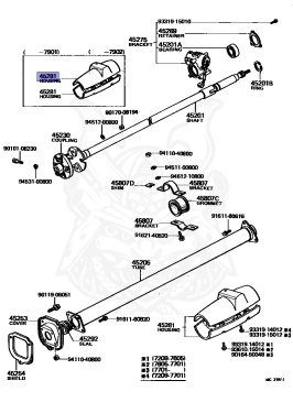 45286-60908 - Toyota - Housing, Steering Column - Nengun Performance