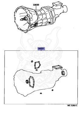 04331-35170 - Toyota - Gasket Kit, Manual Transmission Overhaul ...