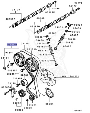 1147A003 - Mitsubishi - Sprocket, Camshaft - Nengun Performance