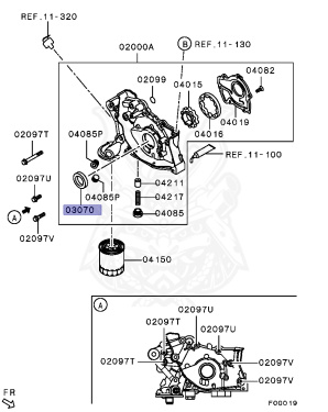 MD377999 - Mitsubishi - OIL SEAL,CRANKSHAFT,FR - Nengun Performance