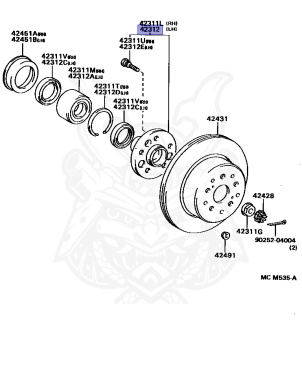 42301-30030 - Toyota - Shaft, Rear Axle, Lh - Nengun Performance