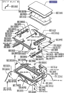FB03-69-810E - Mazda - Sliding Roof Panel - Nengun Performance