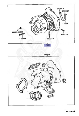 17201-74070 - Toyota - Turbocharger Sub-assy - Nengun Performance