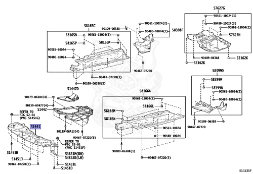 51441-33220 - Toyota - Cover, Engine Under, No.1 - Nengun Performance
