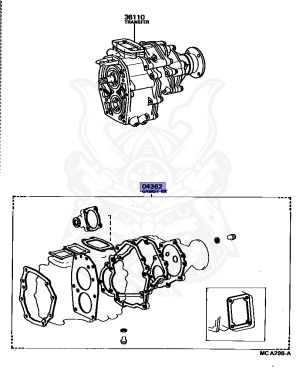 04362-35012 - Toyota - Gasket Kit, Transfer Overhaul - Nengun Performance
