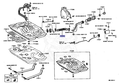 77213-20080 - Toyota - Hose, Fuel Tank Sub Inlet - Nengun Performance
