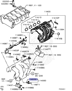 MD632057 - Mitsubishi - O-ring, Eng Control Pressure Sensor - Nengun ...