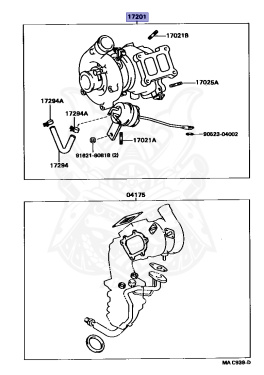 17201-74020 - Toyota - Turbocharger Sub-assy - Nengun Performance