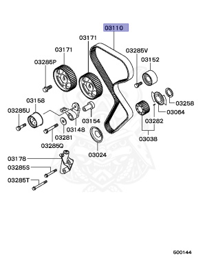 MD303375 - Mitsubishi - Belt, Valve Timing - Nengun Performance